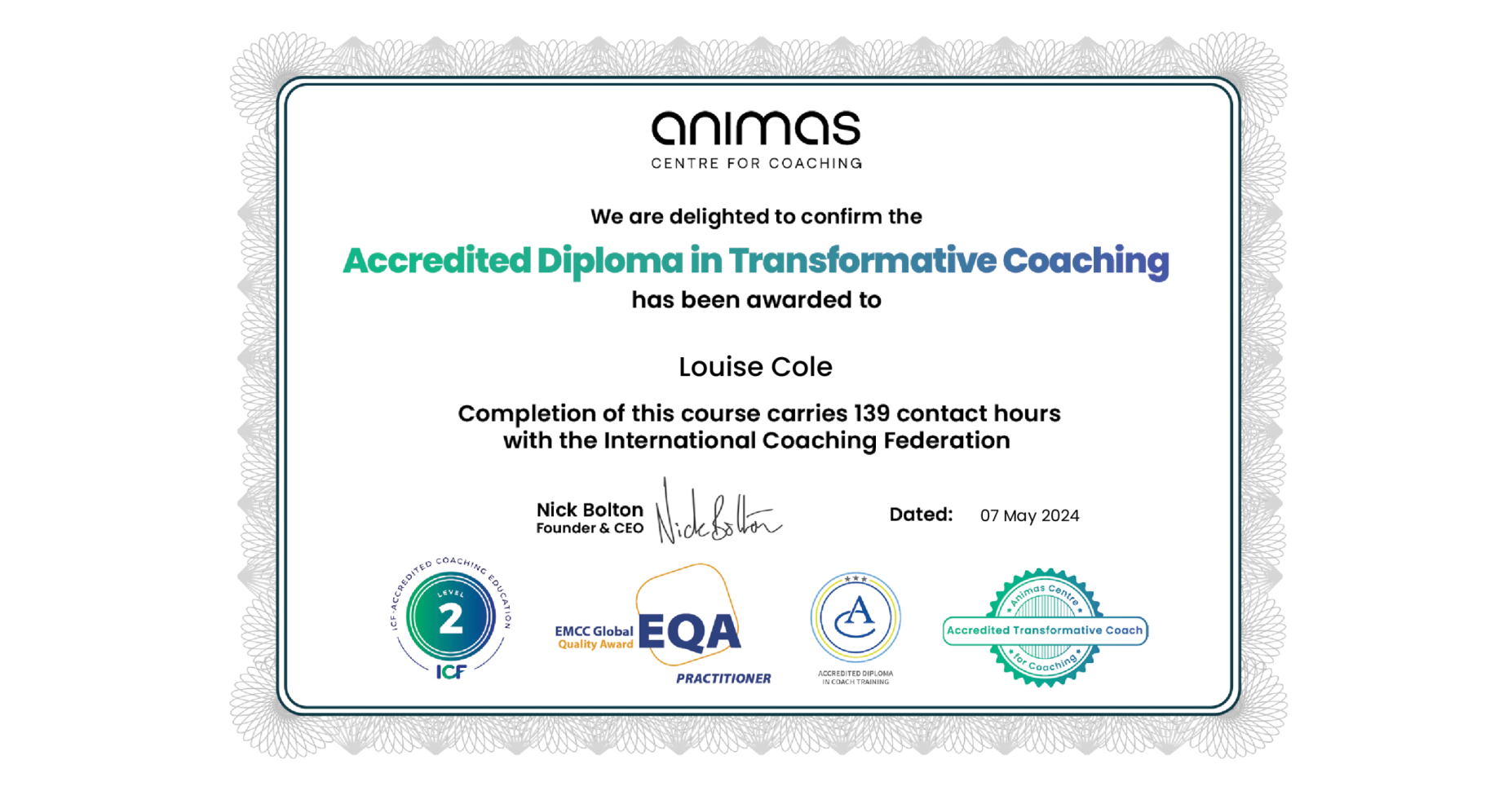 Animas ADTC Level 2 - Diplomasafe