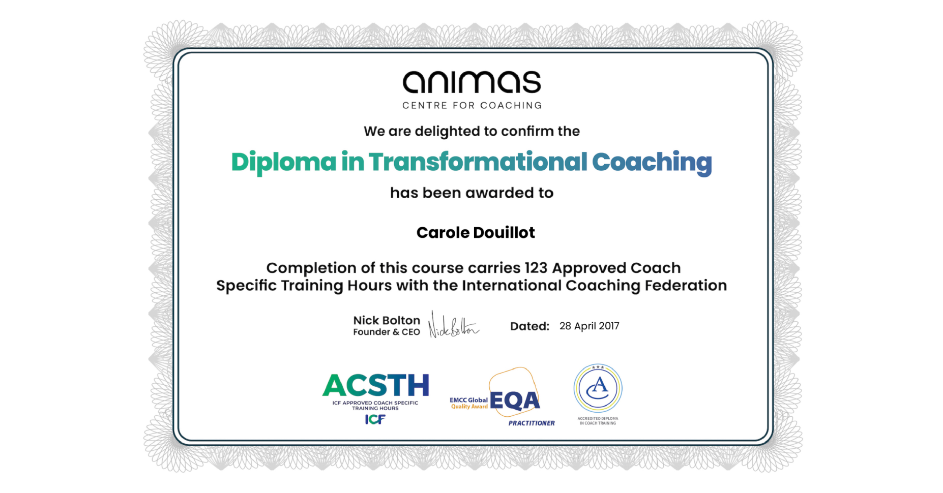 Accredited Diploma in Transformational Coaching - Diplomasafe