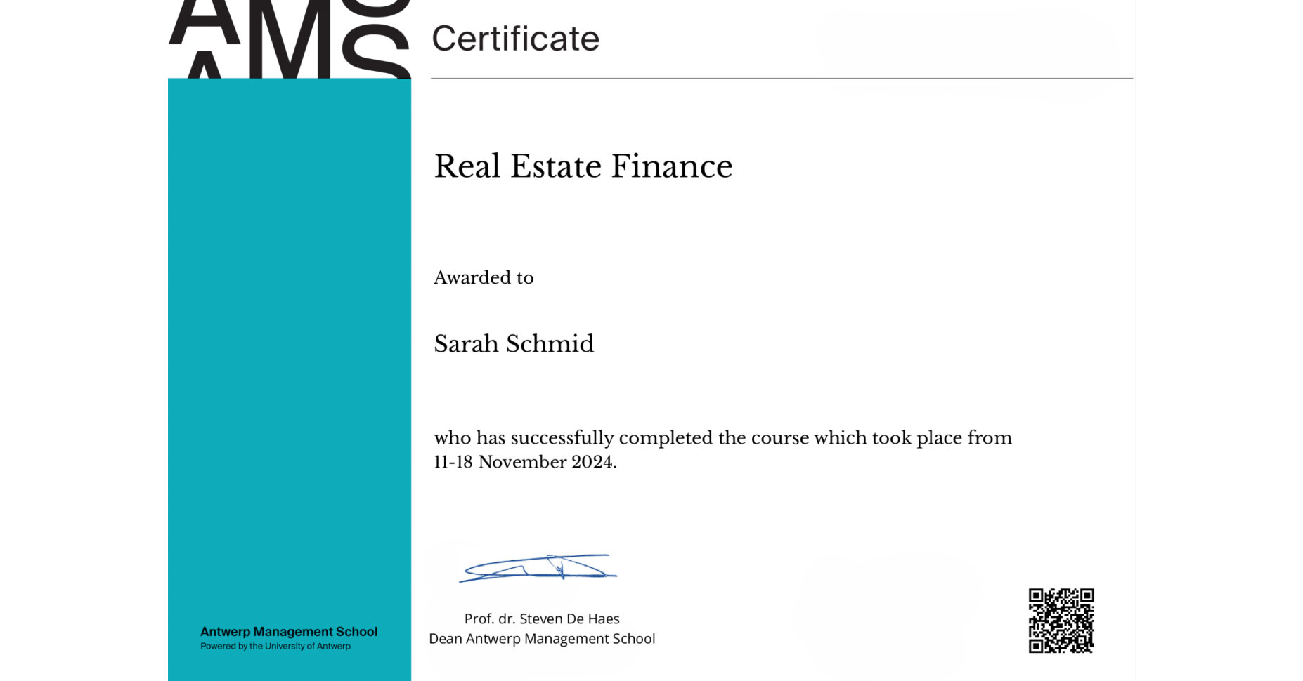 Real Estate Finance - Diplomasafe