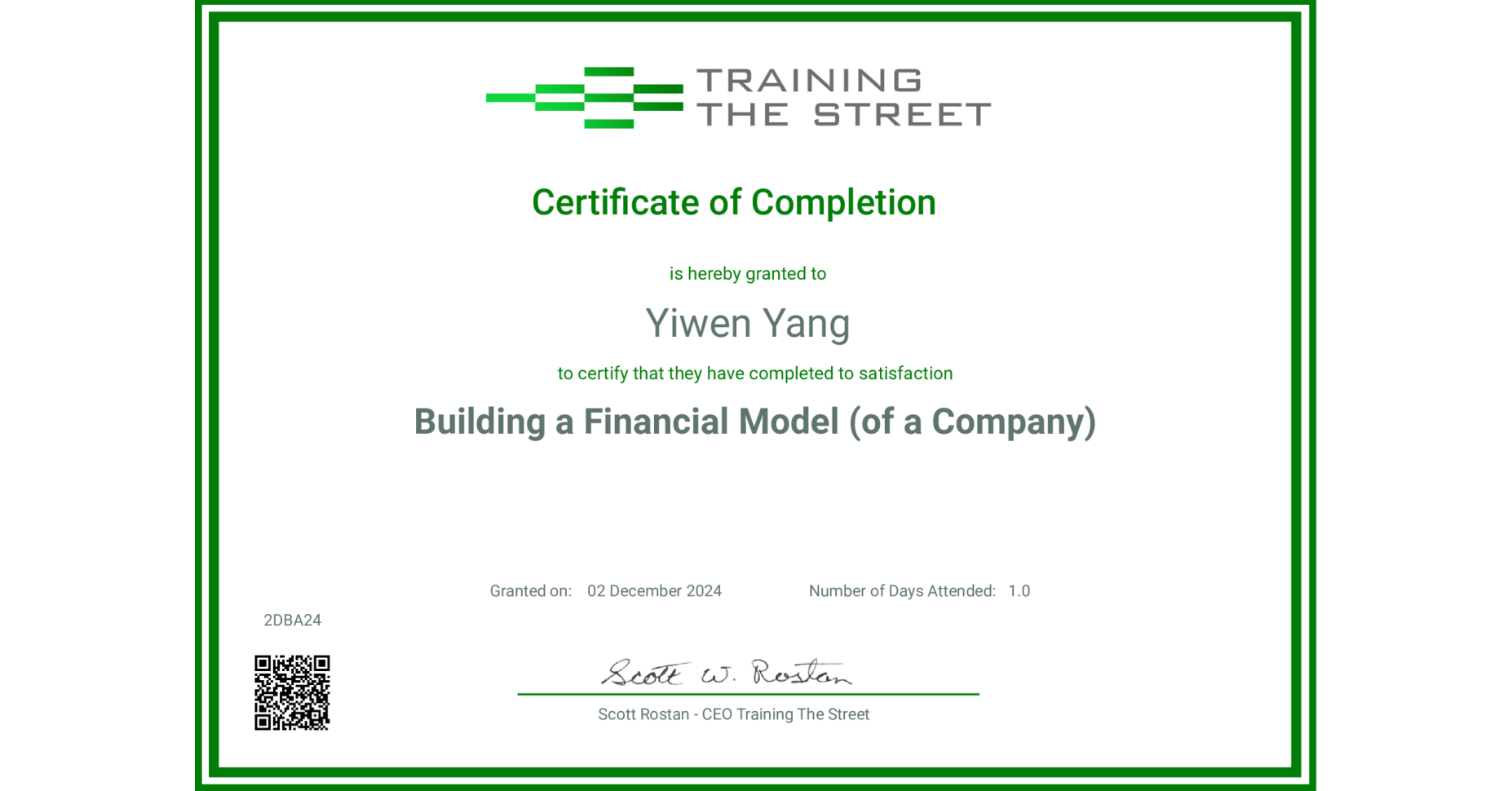 Training The Street - Diplomasafe