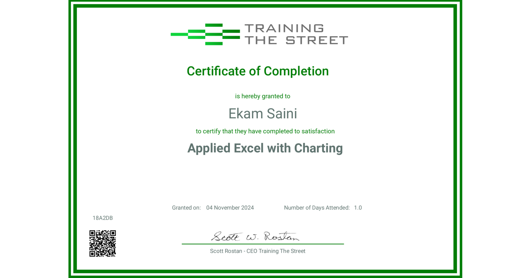 Training The Street - Diplomasafe