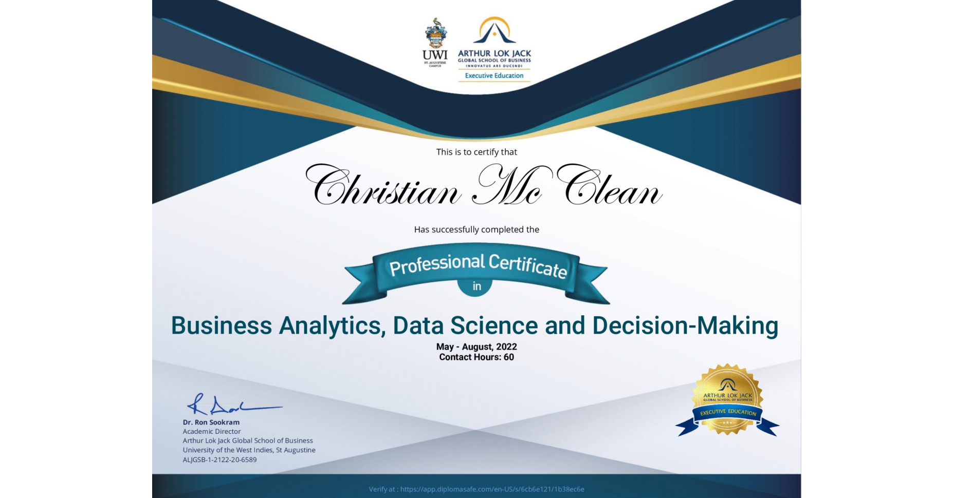 Business Analytics, Data Science and Decision-Making - Diplomasafe