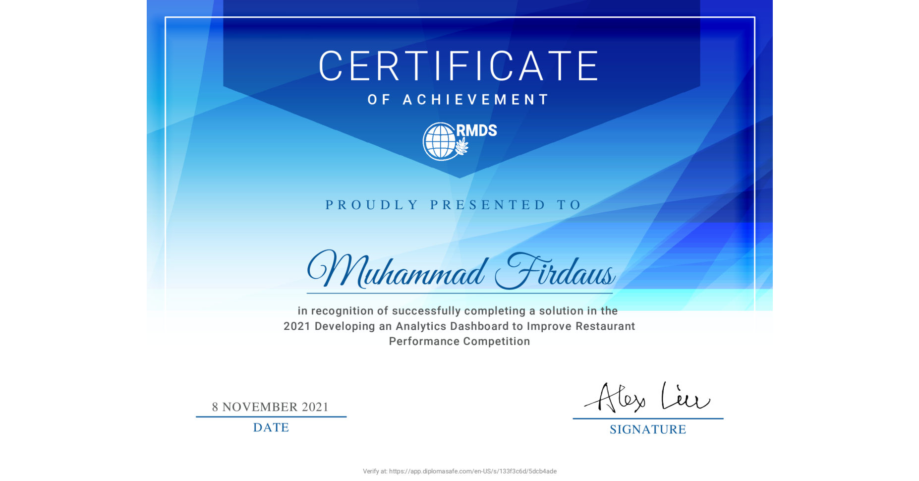 2021 Developing an Analytics Dashboard to Improve Restaurant ...