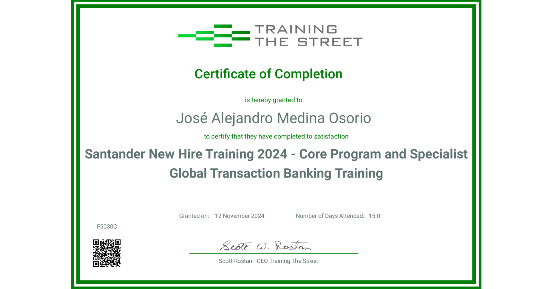 Training The Street - Diplomasafe